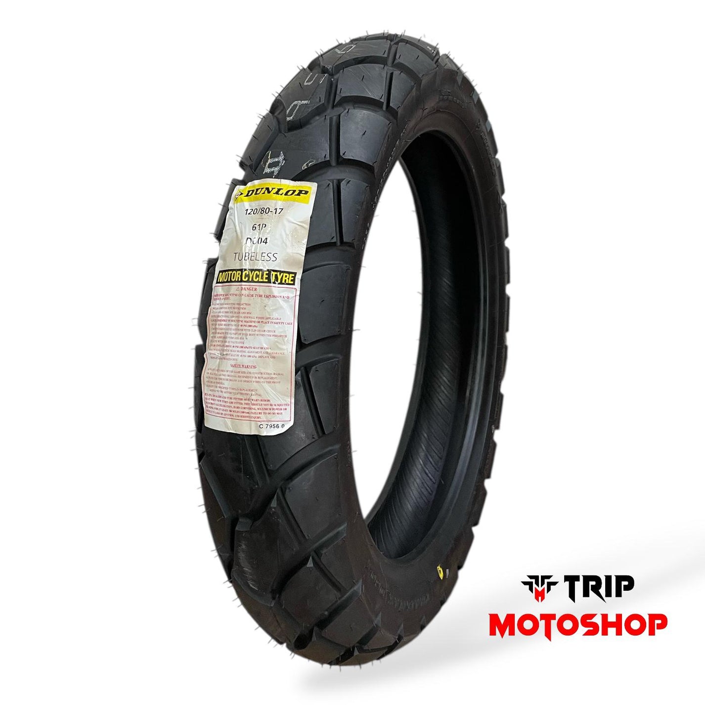 Llanta Dunlop D604 Trailmax 120/80-17 – Trip Motoshop SV